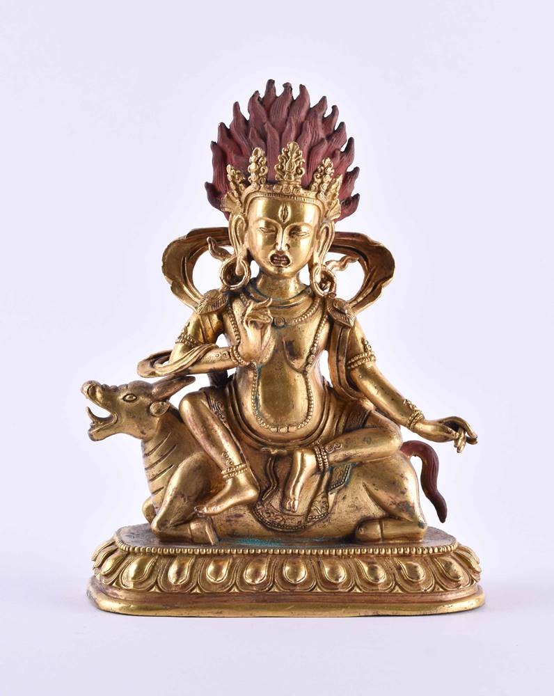 #66. Auktion - SOMMERAUKTION | Bronze des Yama China Qing - Dynastie 19 ...
